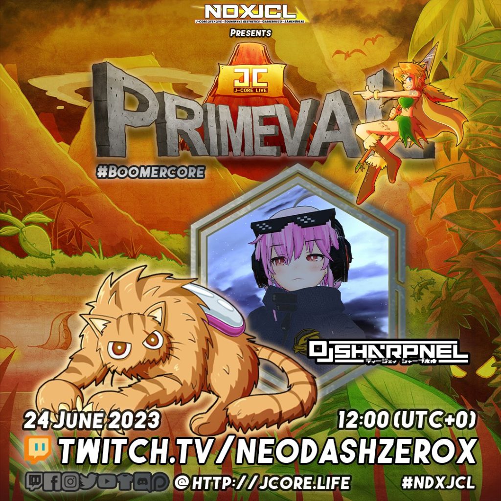 2023.6.24 J-CORE LIVE ONLINE主催のオンラインフェスJ-CORE PREMEVALにDJ SHARPNEL出演 | SHARPNELSOUND Official web